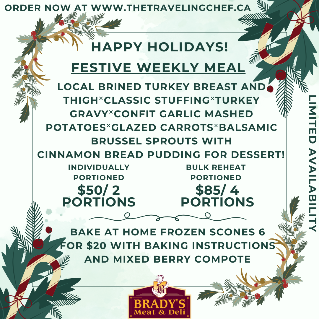 Festive Holiday Meal – The Traveling Chef